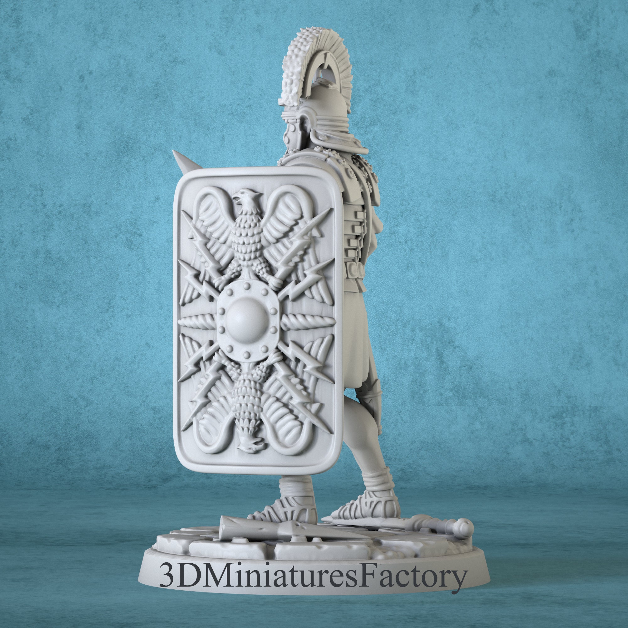Miniature Roman Legionary Pose 1 Dnd Miniature for Tabletop Games ...