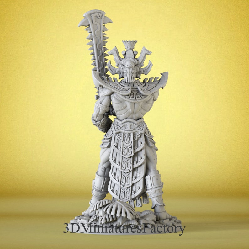 Miniature Stone Guardian 1 Aztlan Dynasty Dnd Miniature for Tabletop ...