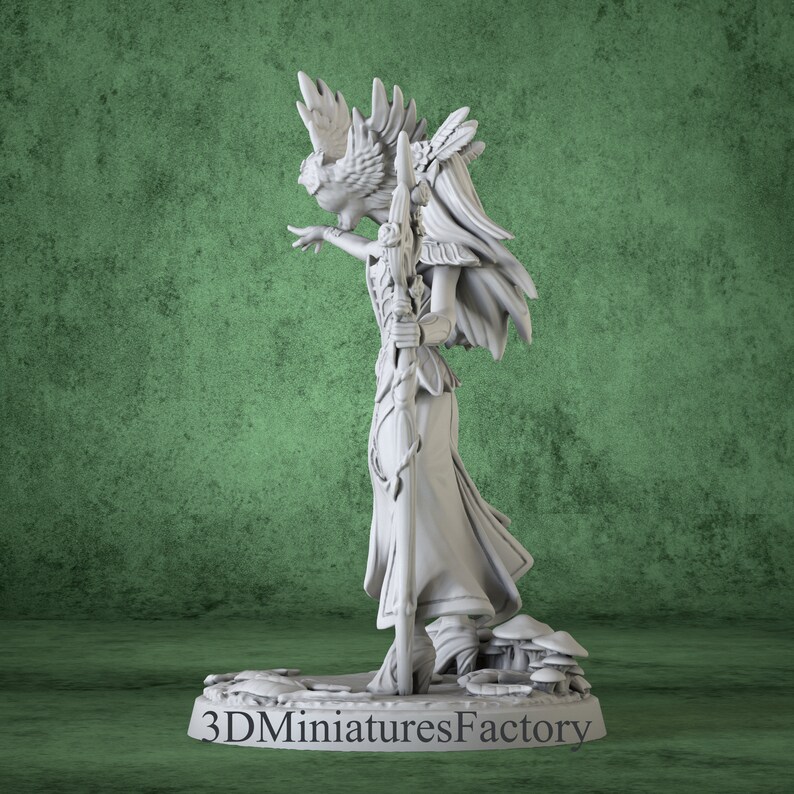 Elf Miniature Mage Dnd Miniature for Tabletop Games Premium Dnd ...