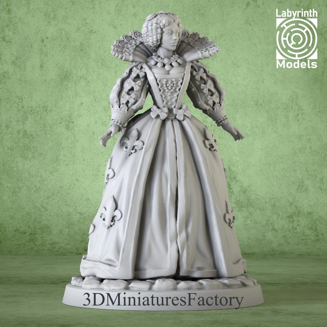 Miniature | Queen Anne - Dnd Miniature for Tabletop Games - Premium Dnd ...