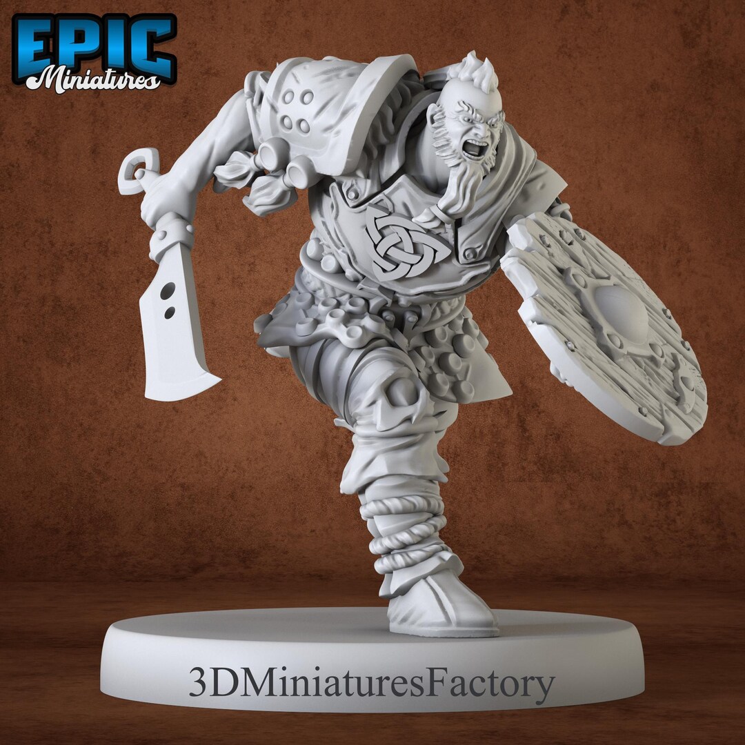 Miniature | Viking Invader Running - Dnd Miniature for Tabletop Games ...