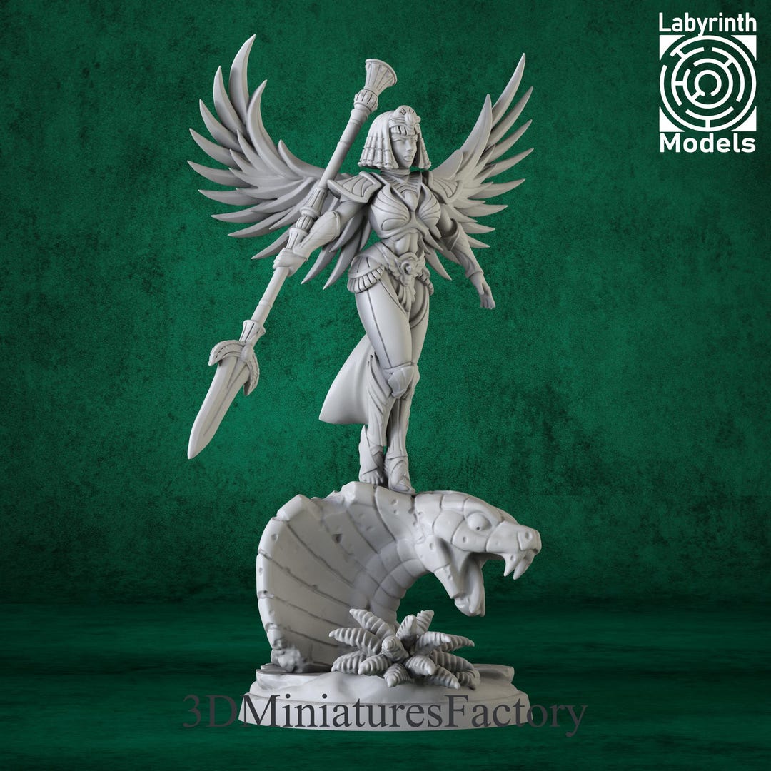 Wadjet Wings 2 Miniature – Resin Figure for Dnd and Tabletop Rpgs - Etsy