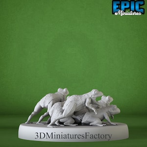 Miniature | Frog Swarm - Dnd Miniature for Tabletop Games - Premium Dnd ...