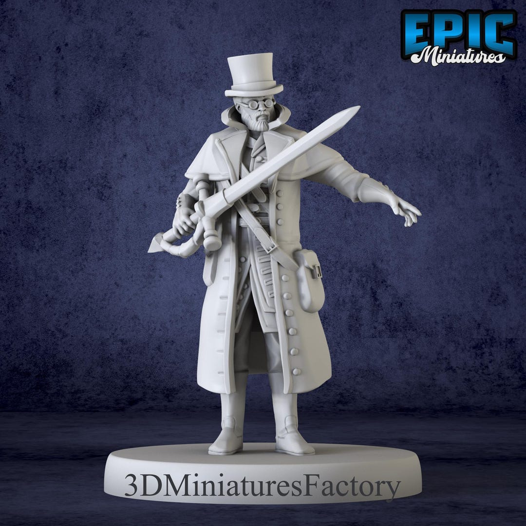 Doctor Gibbs Miniature | D&D Miniature, Tabletop RPG Figure - Etsy