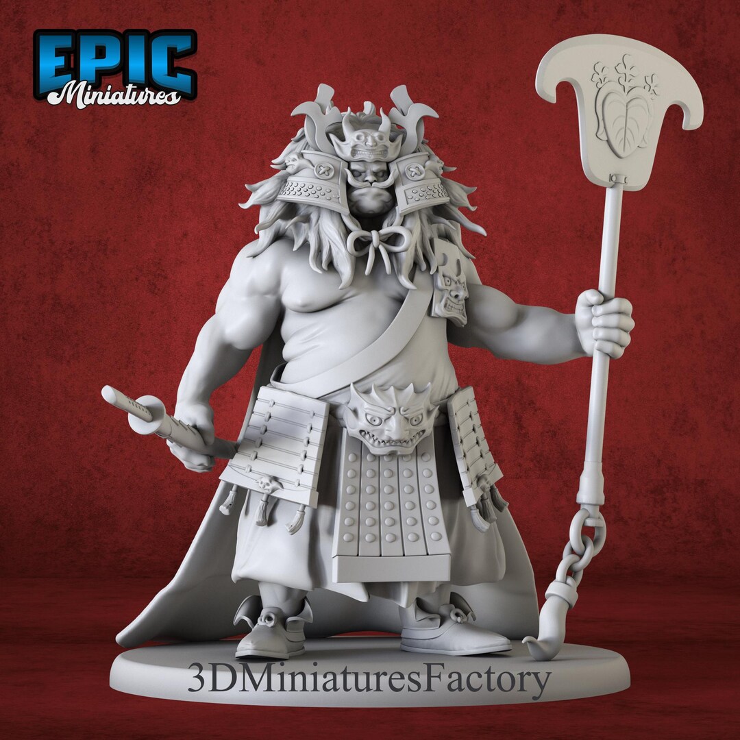 Miniature | Japanese Great Shogun Fan - Player Dnd Miniature for ...