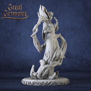 Queen Magic Miniature From 28mm to 75mm - Dnd Miniature for Tabletop ...