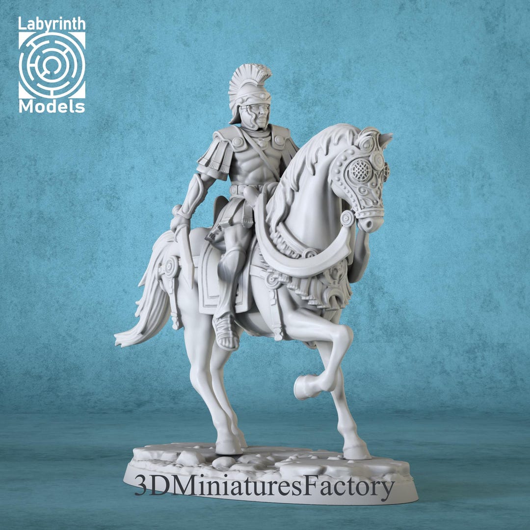 Miniature | Roman Riding Pose 1 - Dnd Miniature for Tabletop Games ...