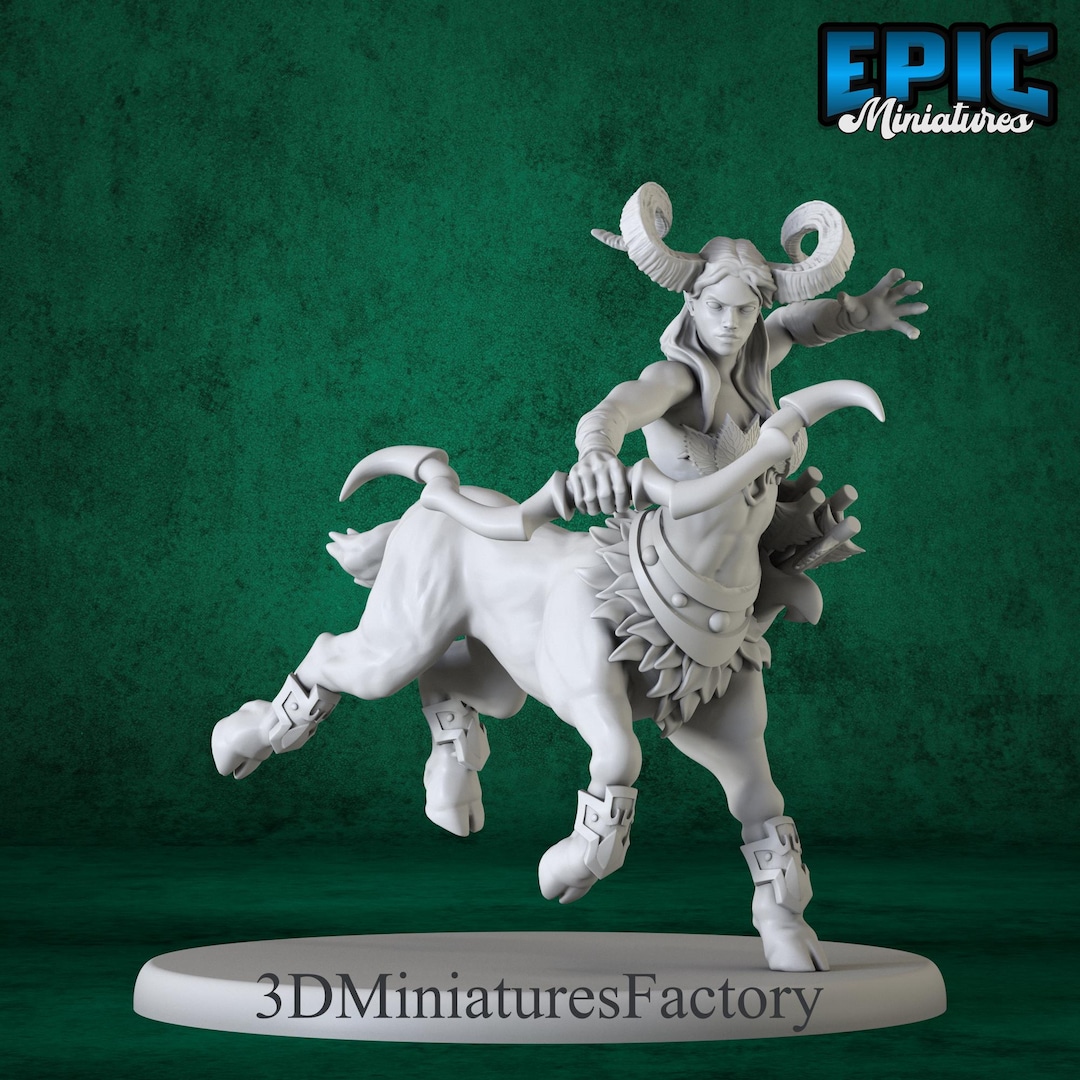 Faun Centaur - Dnd Miniature for Tabletop Games - Premium Dnd Miniature ...