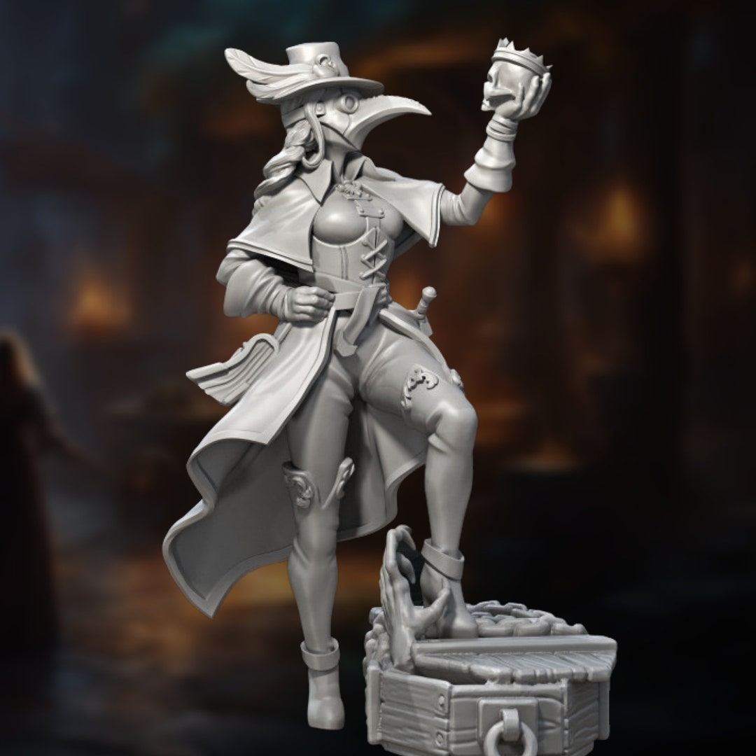 Dnd Miniature Dnd Miniature for Tabletop Games Premium Dnd Miniature 3D ...