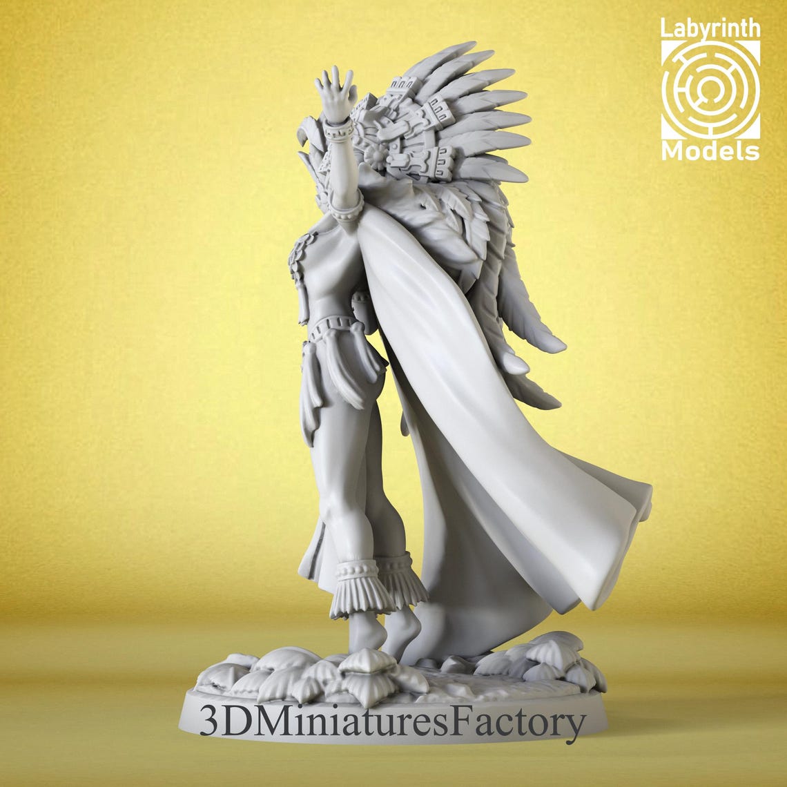 Miniature | Priestess - Aztlan Dynasty- Dnd Miniature for Tabletop ...