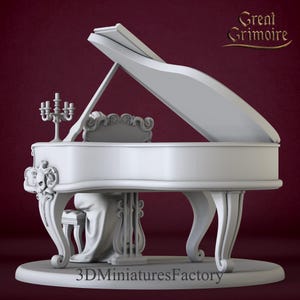 Miniature | Beatrice De Clare at the Piano - Dnd Miniature for Tabletop ...
