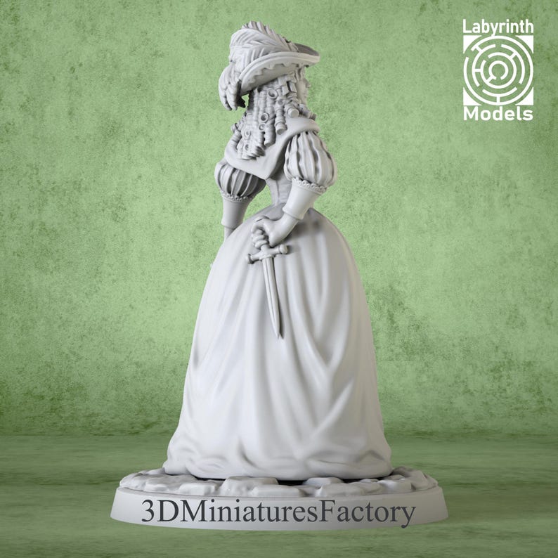Miniature | Milady De Winter - Dnd Miniature for Tabletop Games ...