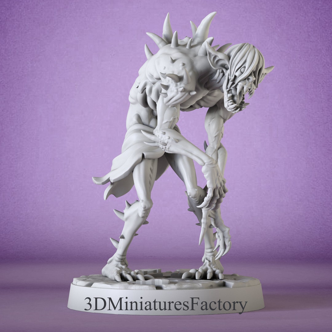 Miniature Flesh Eater 2 Dnd Miniature for Tabletop Games Premium Dnd ...
