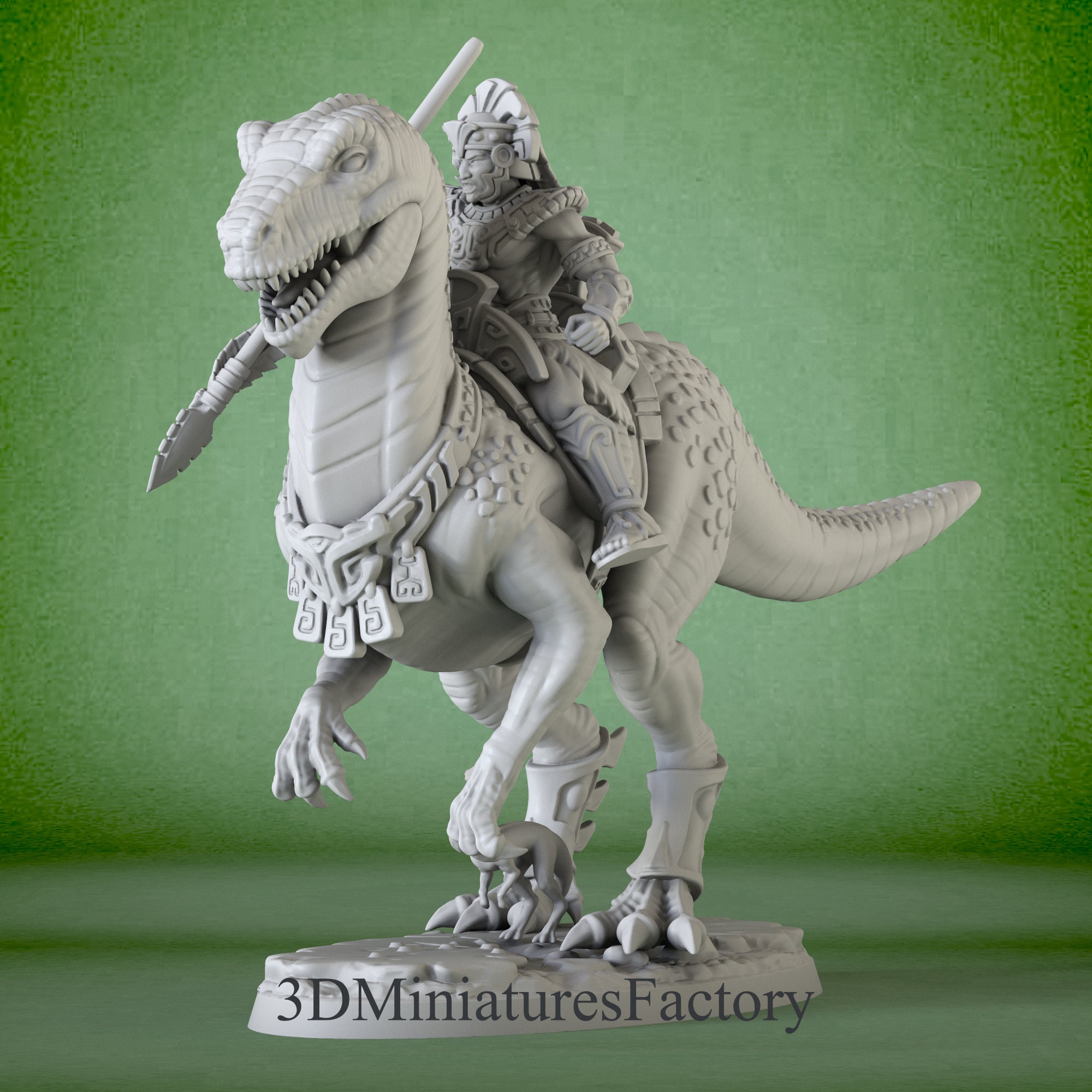 Set Miniature Dinosaur Beast Lightning Fang 3 Dnd Miniature for ...