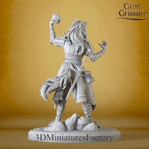 Miniature | Lunara Wolf - Dnd Miniature for Tabletop Games - Premium ...