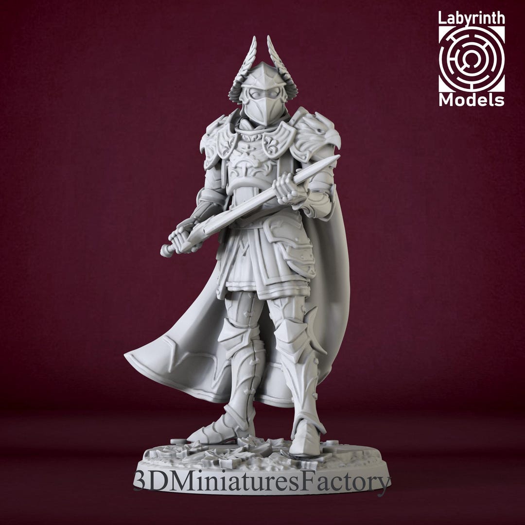 Miniature | King in Armor - Dnd Miniature for Tabletop Games - Premium ...
