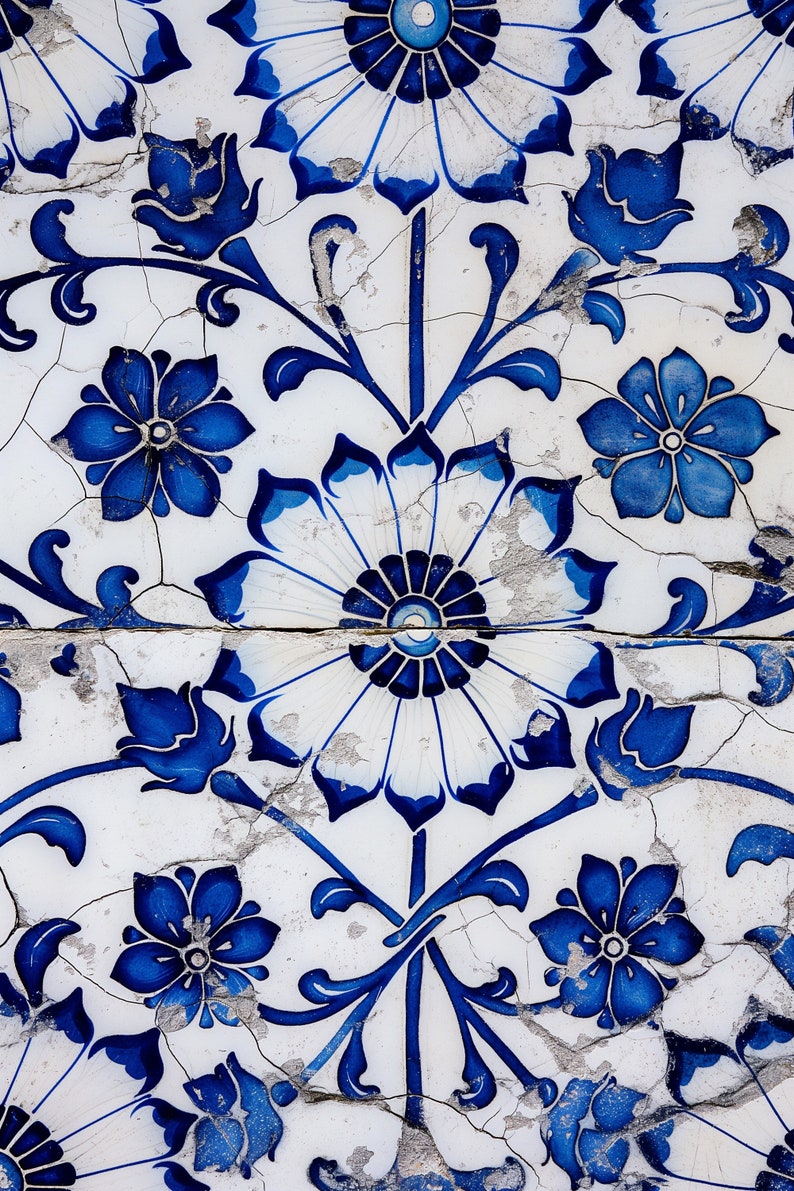 Turkish Tile Pattern, İznik Tiles, Traditional Pattern of Anatolia - Etsy