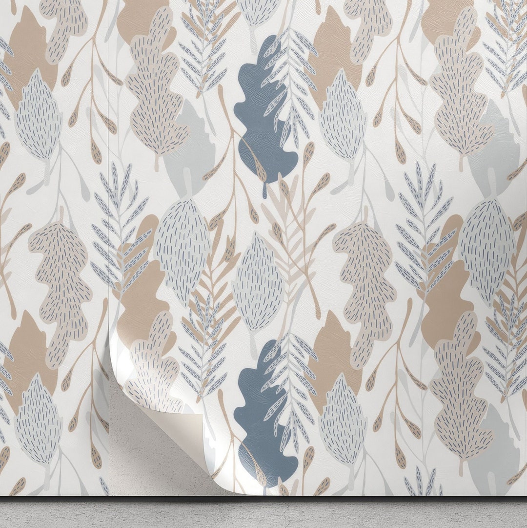 Scandinavian Temporary Wallpaper-peel and Stick Wallpaper-boho Wall ...
