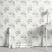 Floral Wallpaper-temporary Wallpaper-peel and Stick Wallpaper-floral ...