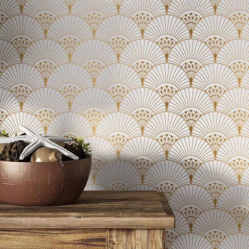 Gold Removable Wallpaper - Etsy