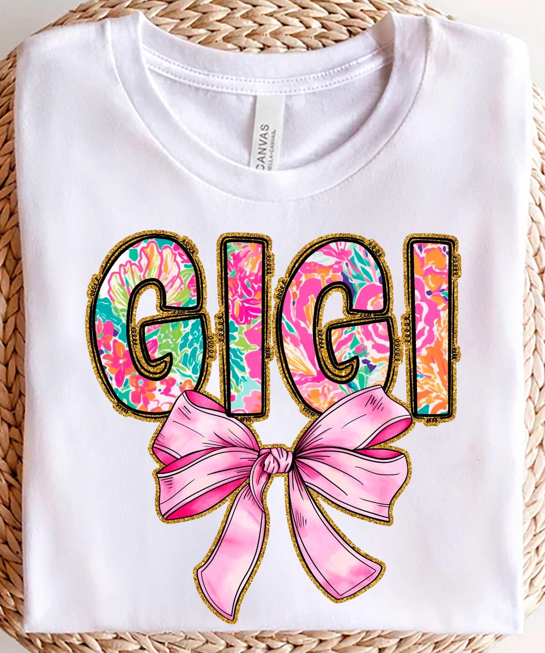 Gigi Floral Sublimation Design, Gigi Digital Design, Sublimation Design ...
