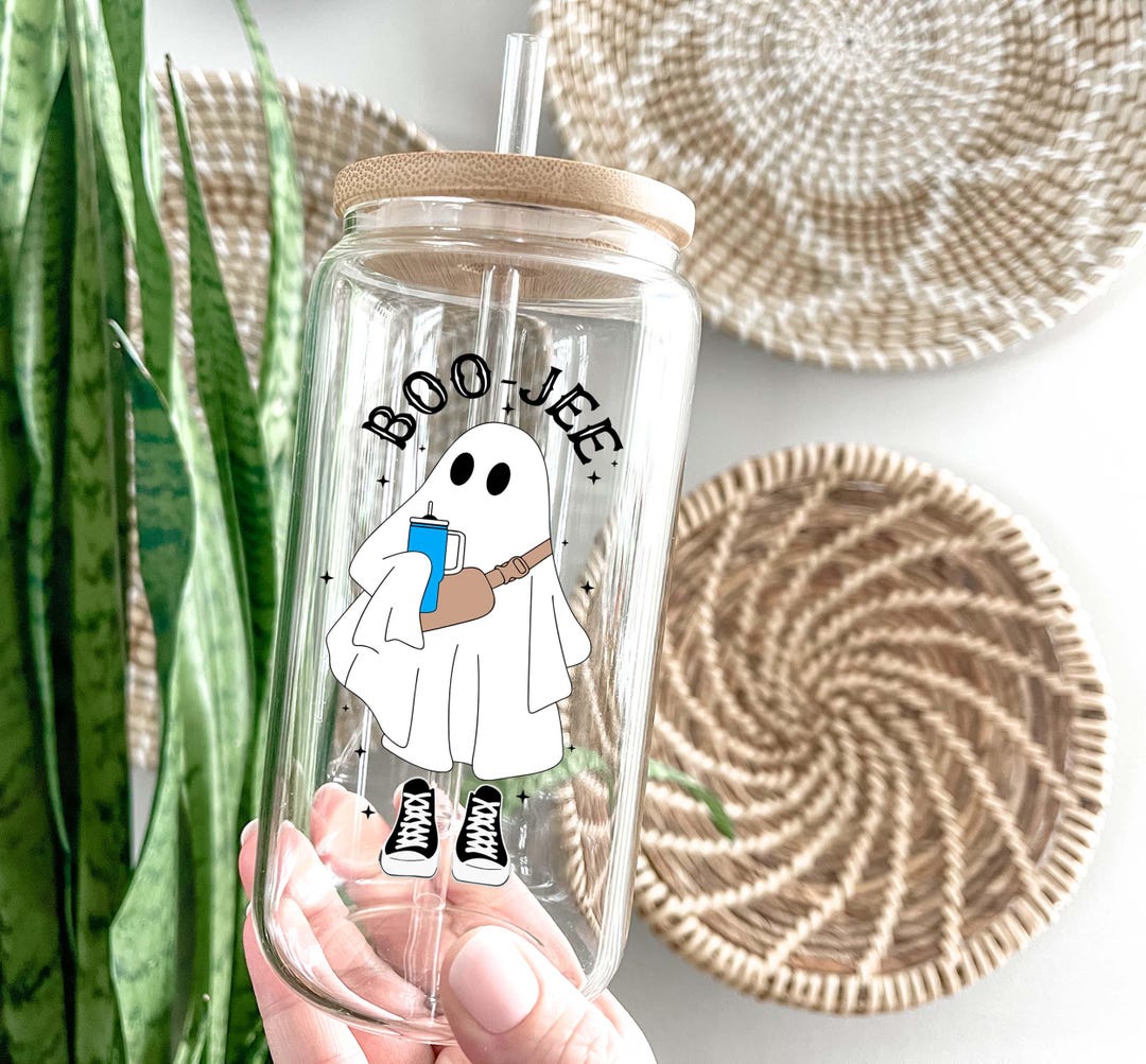 Cute Ghost Uvdtf Decal Uvdtf Decal Uv Dtf Transfer Ready To Apply