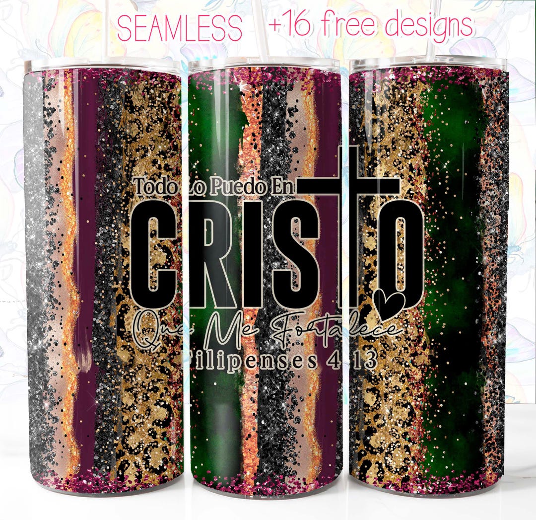 Todo Lo Puedo En Cristo 20oz Wrap, Spanish Bible Motivational Quotes ...