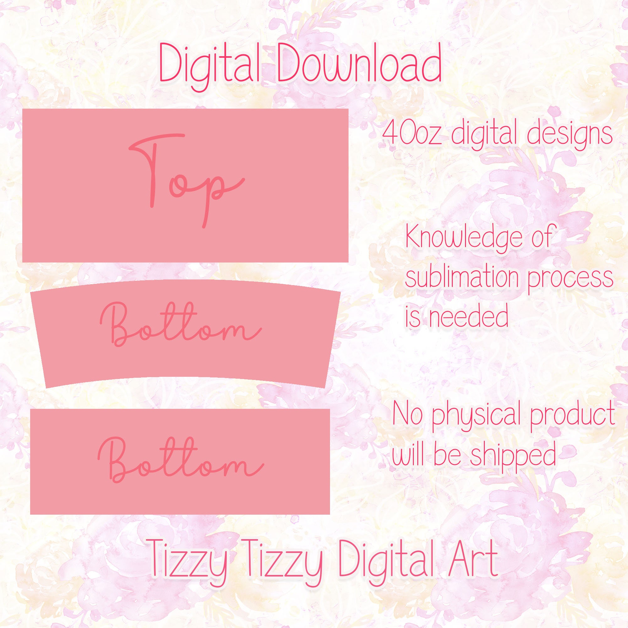 Summer Flamingo Wrap Design, Cute Flamingo 40oz Wrap, 40oz Tumbler ...