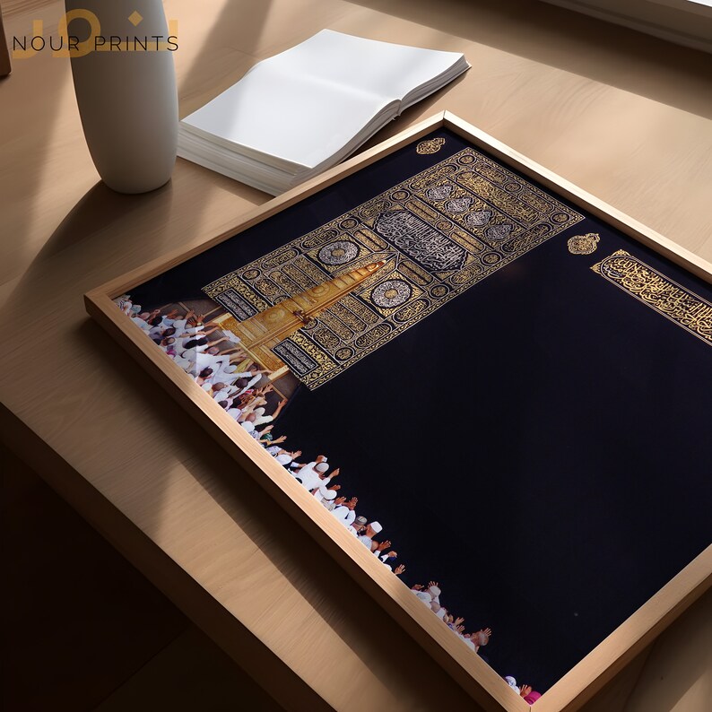 Kaaba Mecca Art Islamic Wall Art, Door Kabah, Multazam Kaaba Door ...