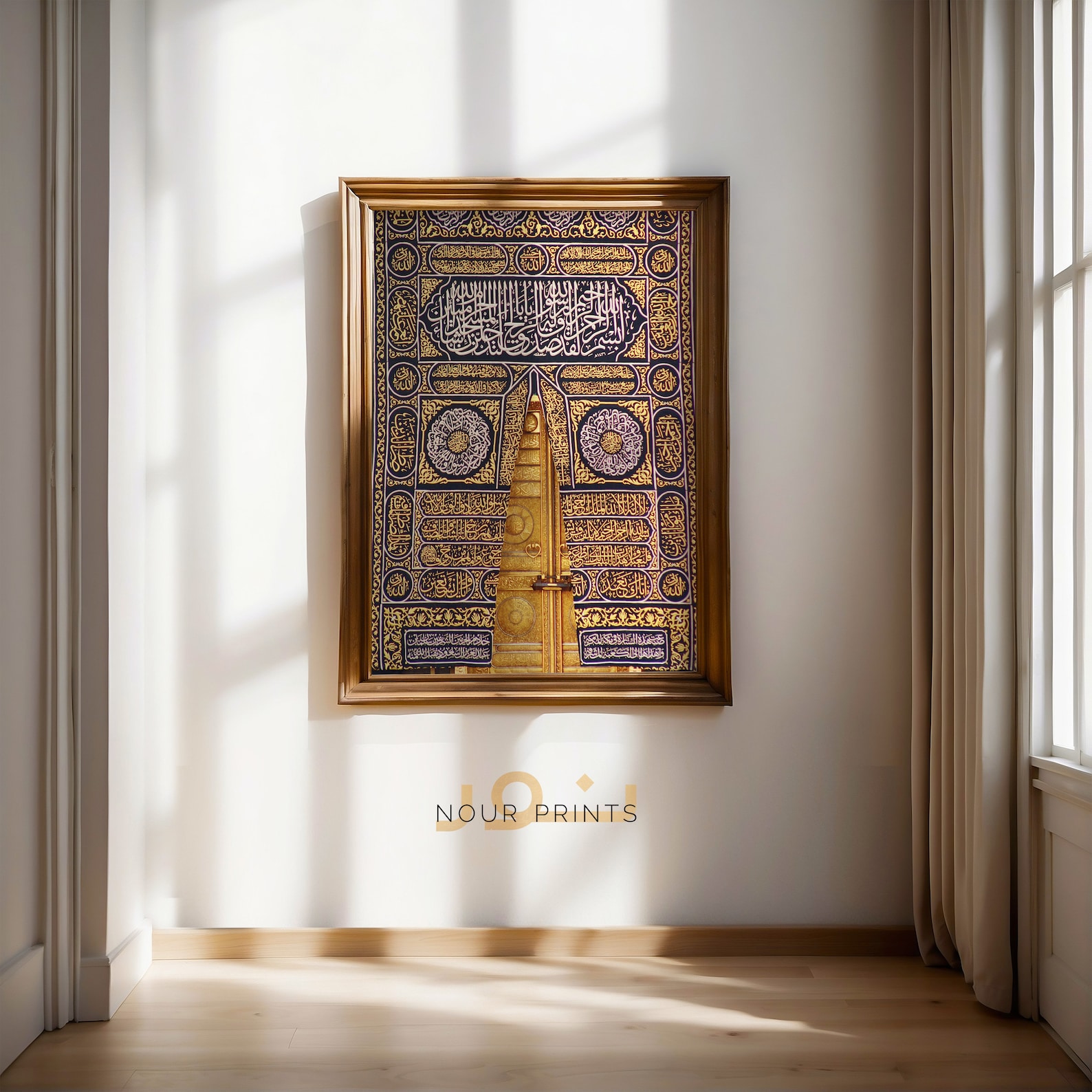 Kaaba Mecca Art Islamic Wall Art, Door Kabah, Multazam Kaaba Door ...