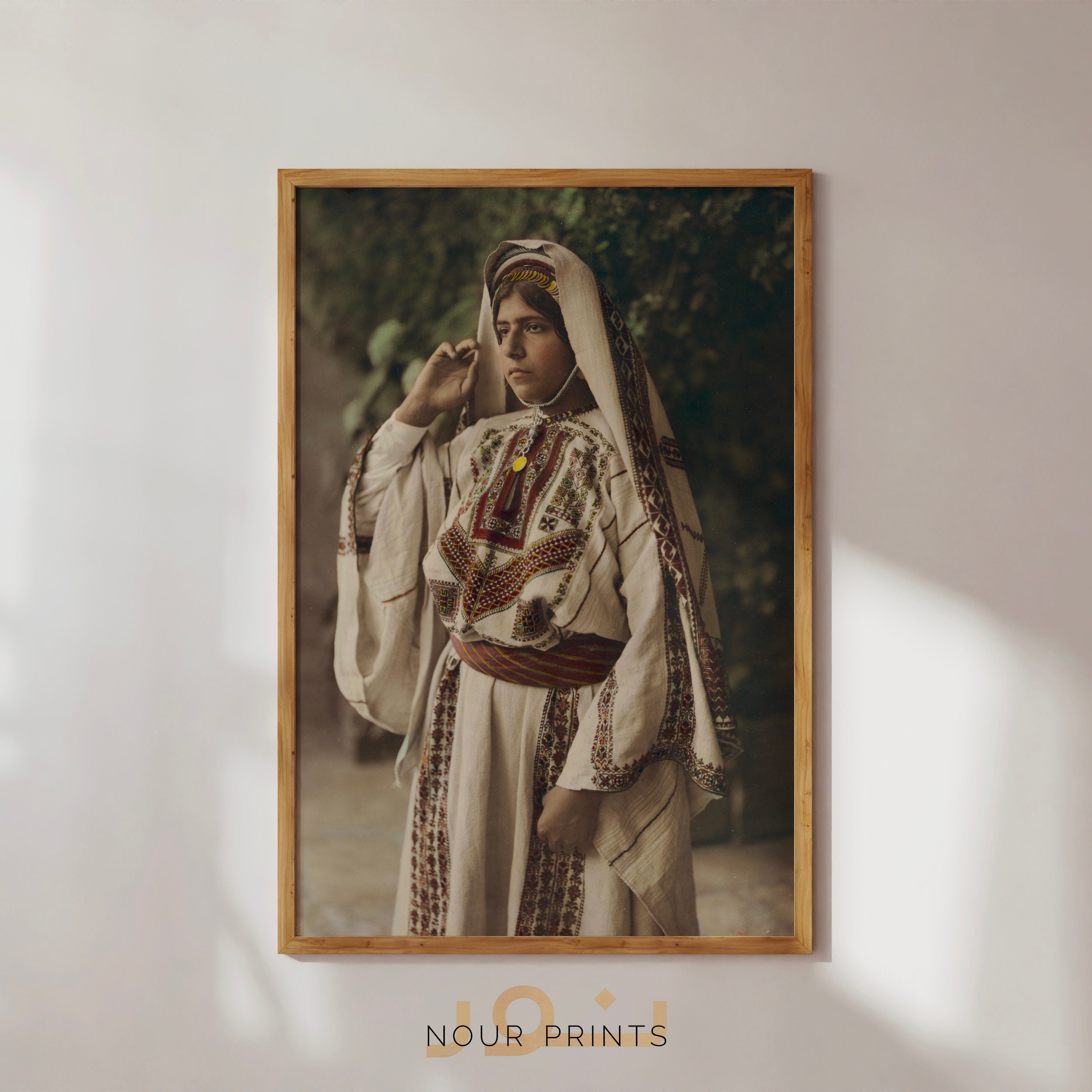 Vintage Palestinian Portrait Set of 3, Free Palestine Art, Arabic Man ...