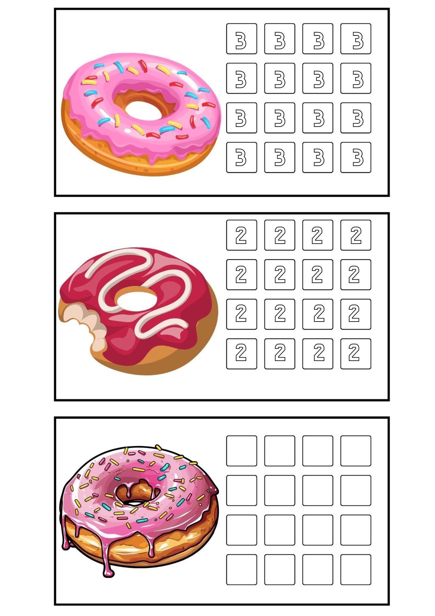 Saving Challenge , Donut - Etsy