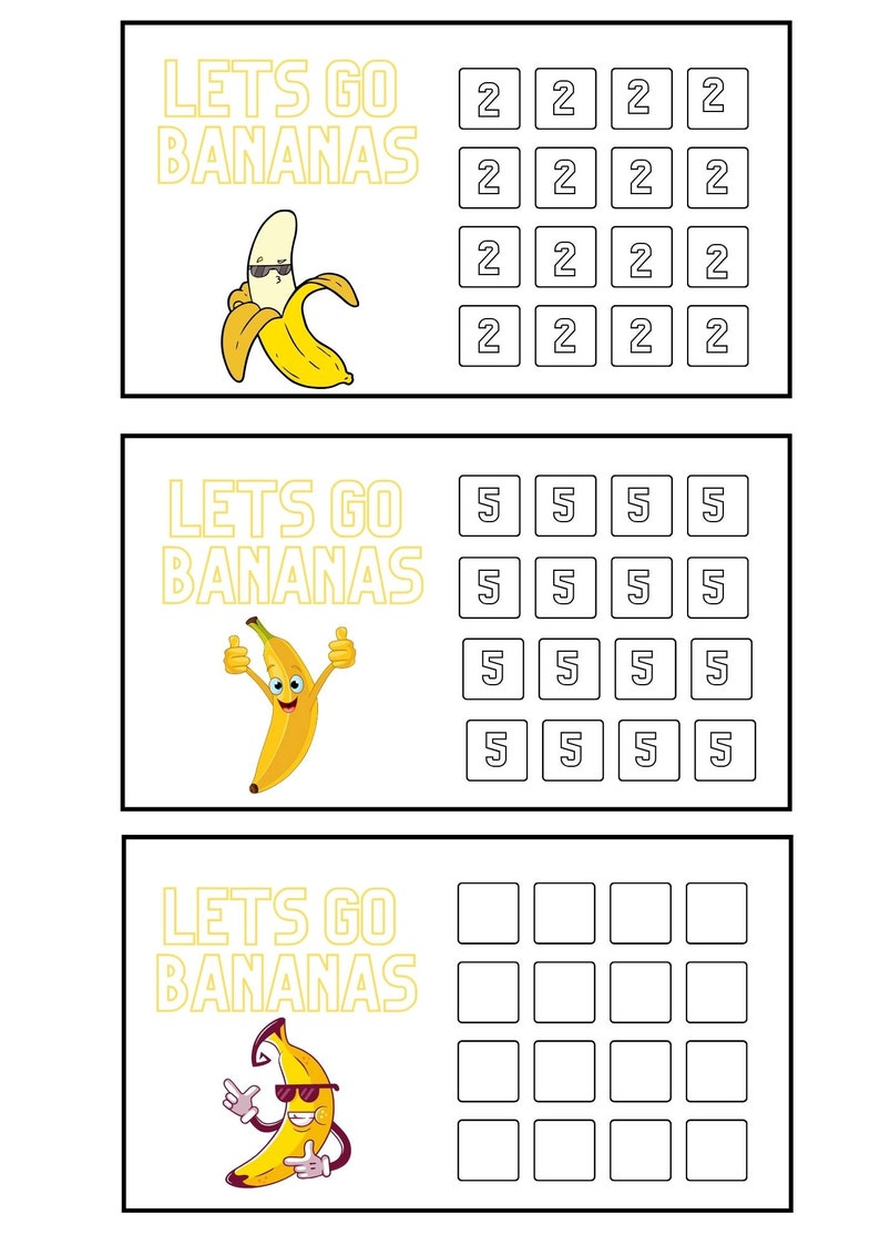 Lets Go Bananas , Saving Challenge - Etsy