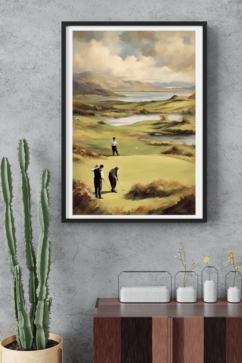 Scotland Golf Travel Poster, Golf Art, Golf Artwork, Golf Wall Art ...