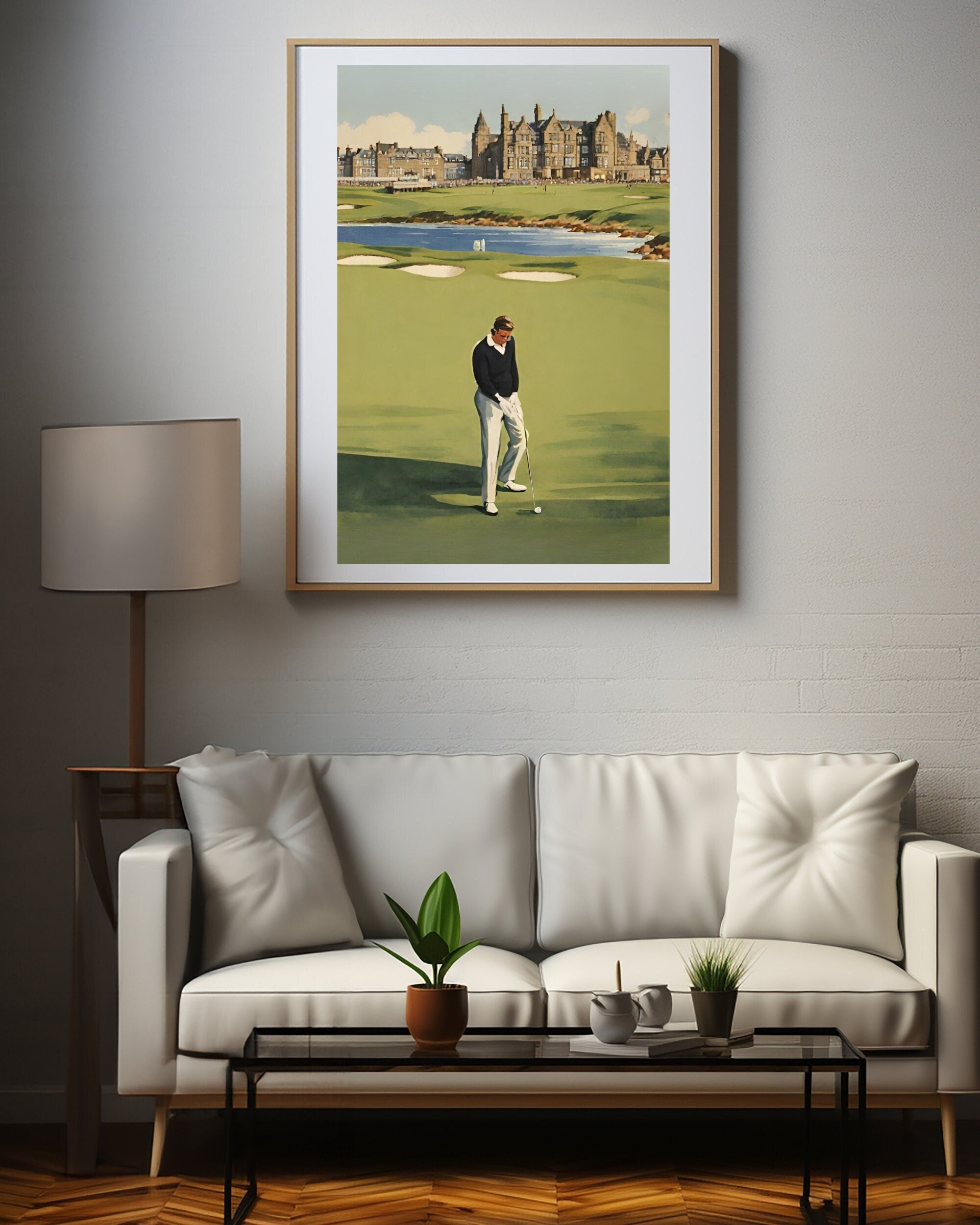 St. Andrews Golf Travel Poster, Golf Art, Golf Artwork, Golf Wall Art ...