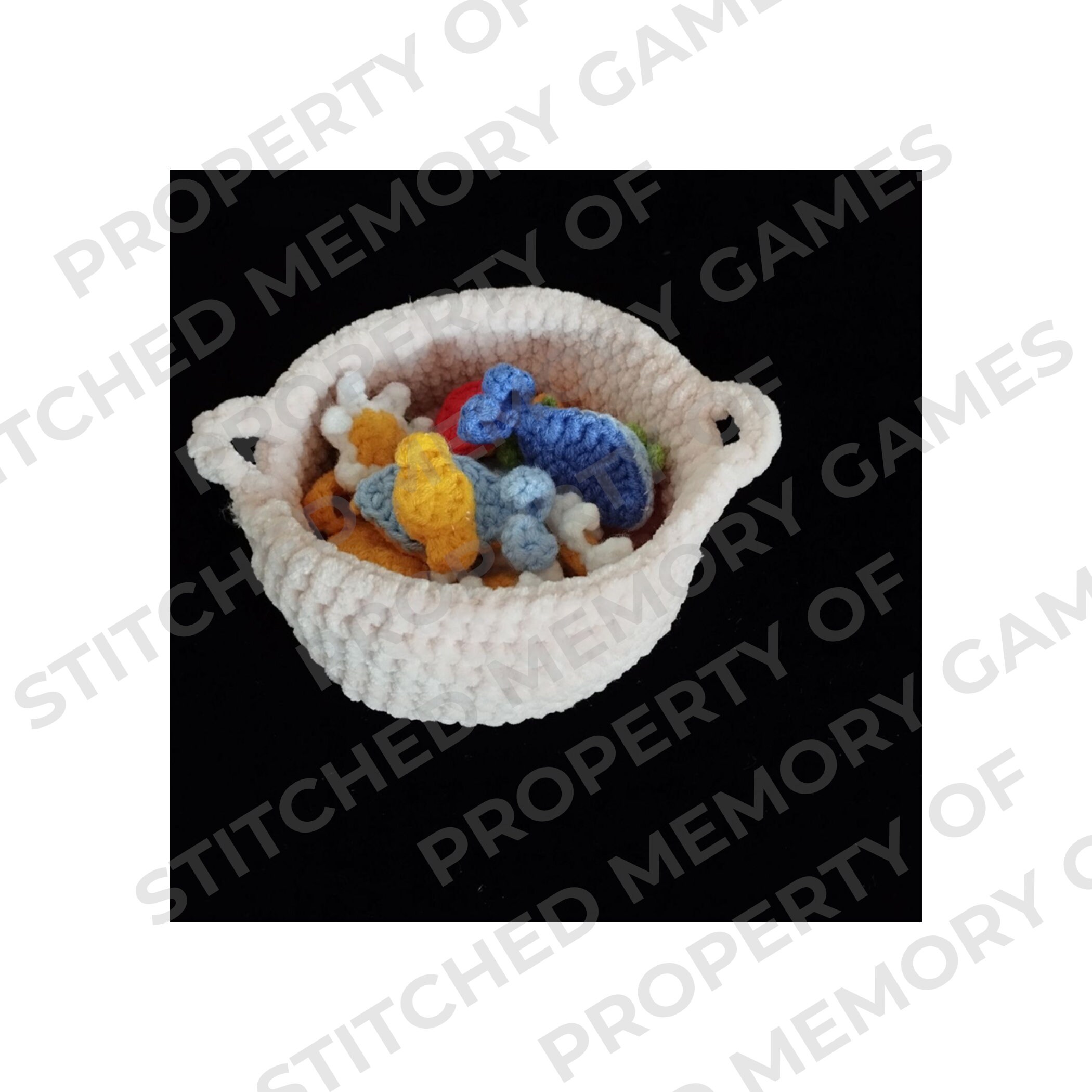 Crochet Memory Game Educational Game - Feed Us: Toy for Logics, Tactile ...