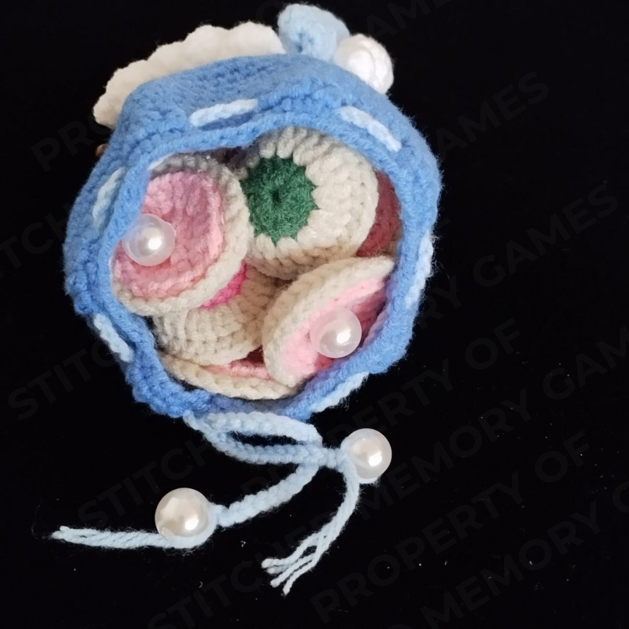 Crochet Memory Game WHALE & SEASHELLS: Toy for Visual Memory, Colors ...