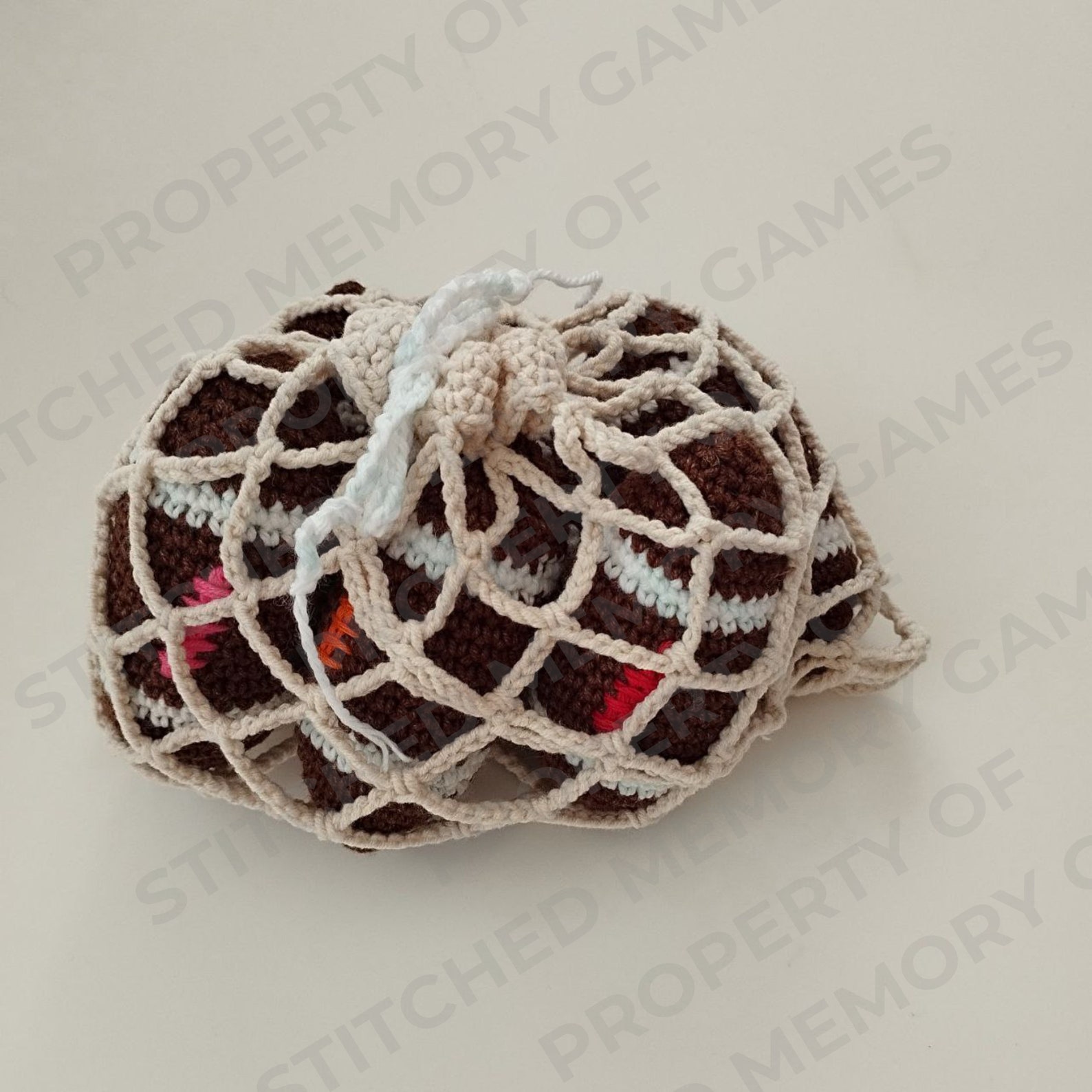 Crochet Memory Game Football: Toy for Visual Memory, Colors, Counting ...