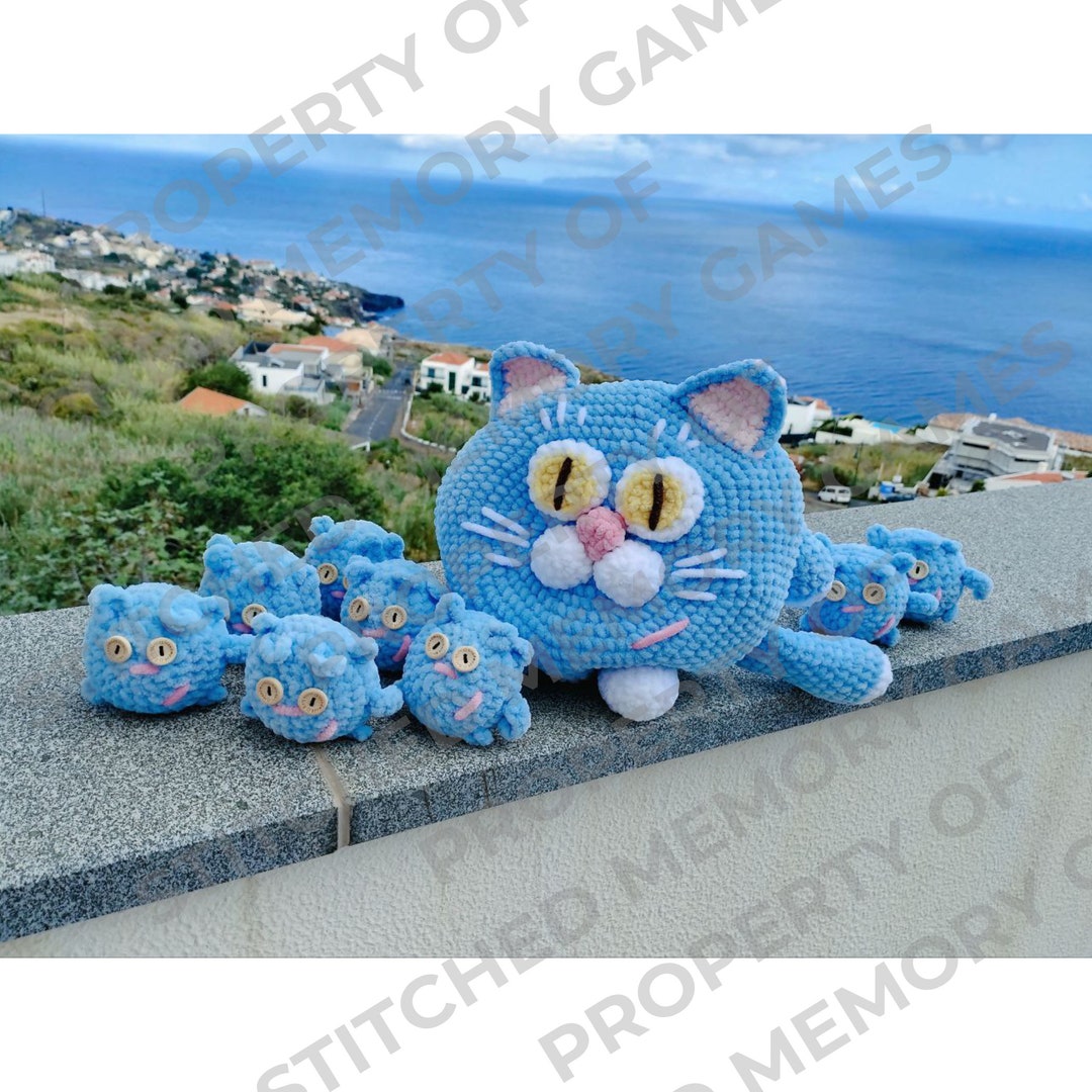Crochet Memory Game With Cat and Kitties: Crochet Toy Pattern for ...