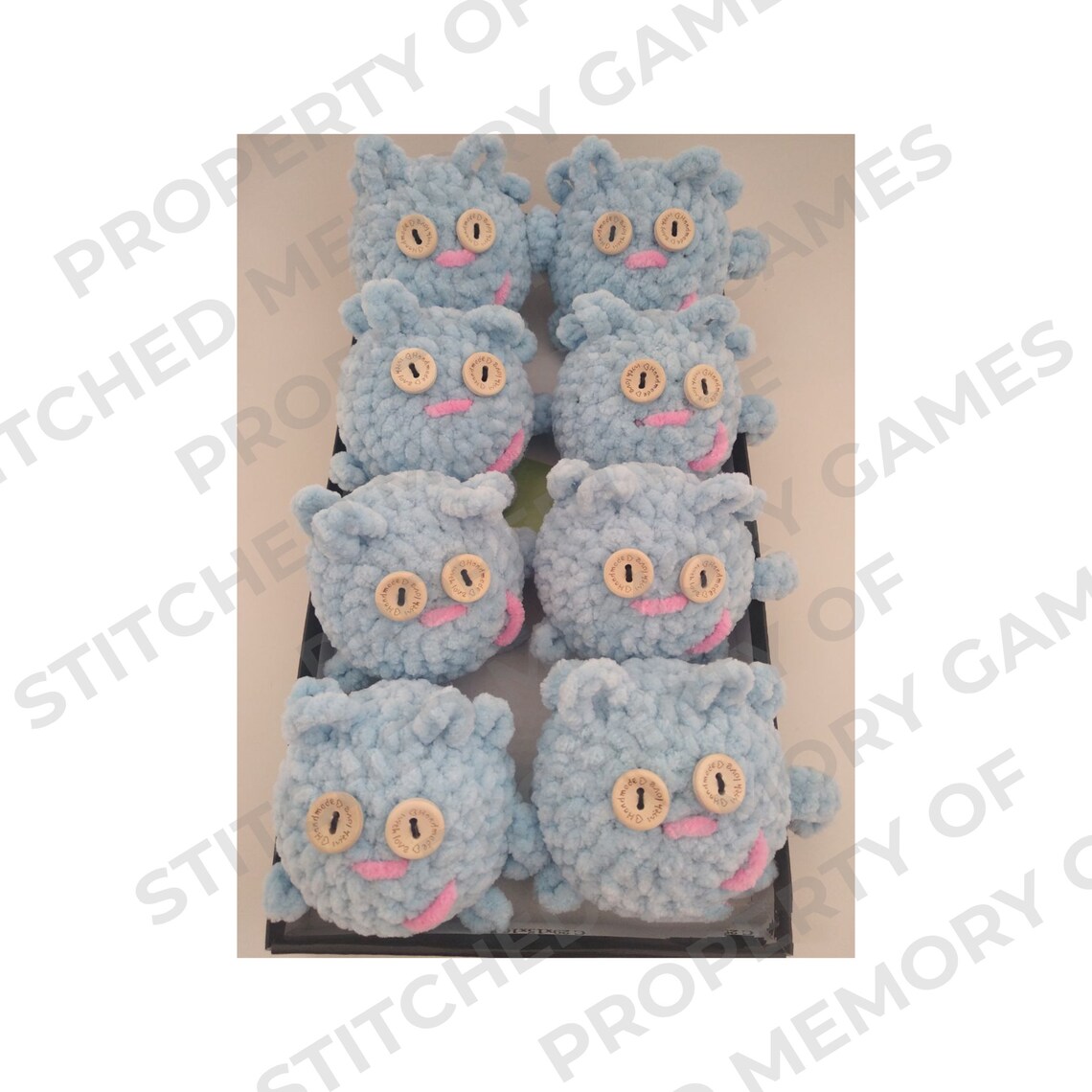 Crochet Memory Game With Cat and Kitties: Crochet Toy Pattern for ...