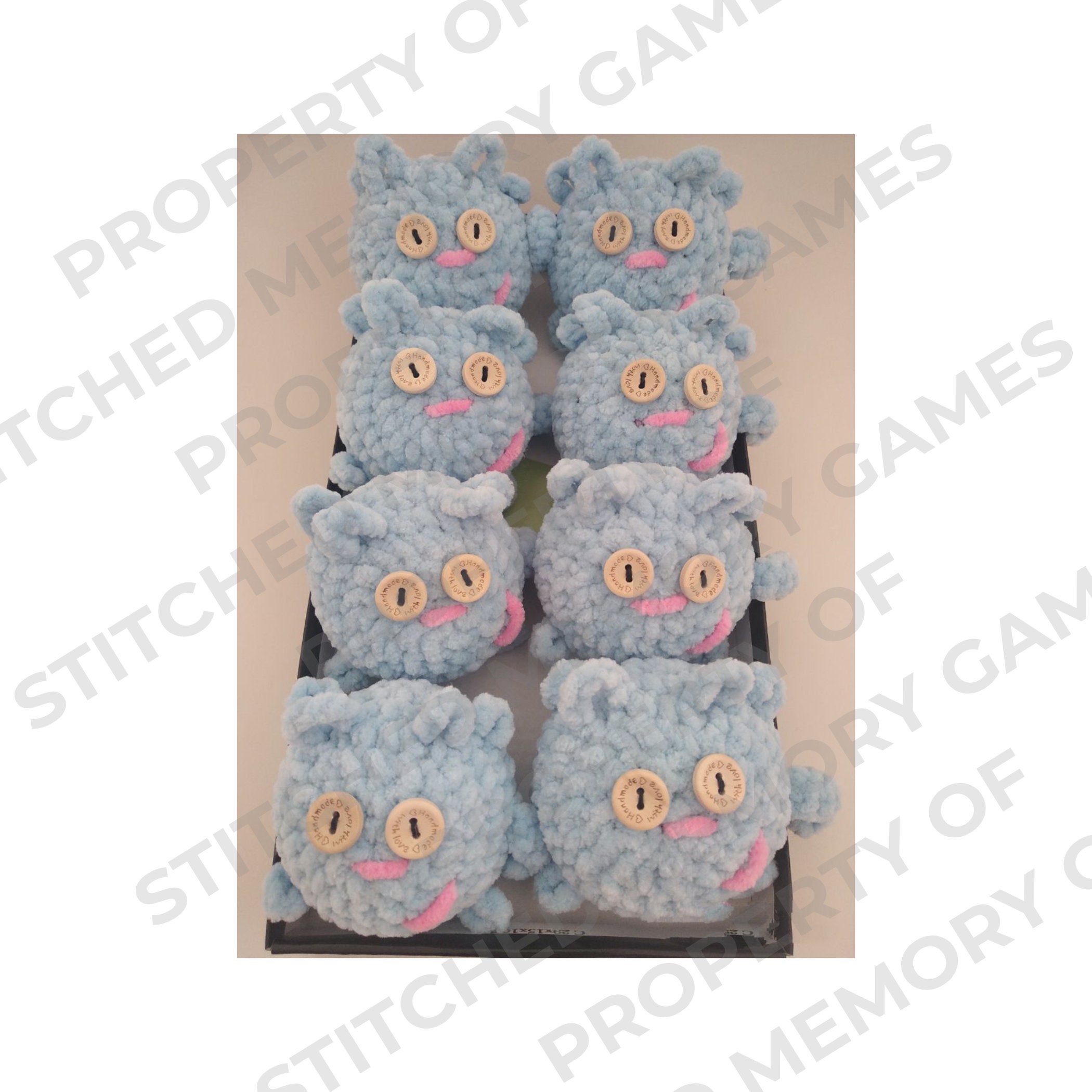 Crochet Memory Game With Cat and Kitties: Crochet Toy Pattern for ...