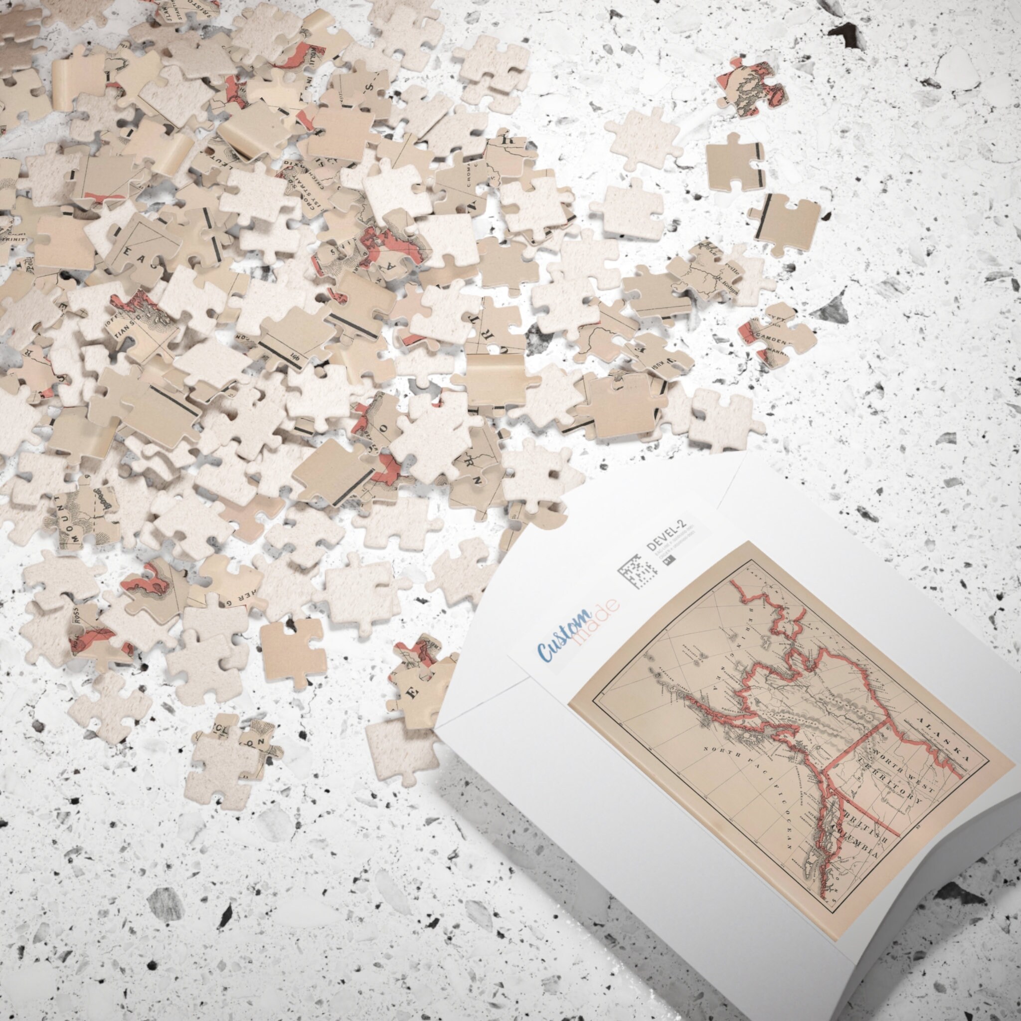 Alaska Map Puzzle Alaska Puzzle for Adults Alaska Jigsaw Puzzle 500 ...