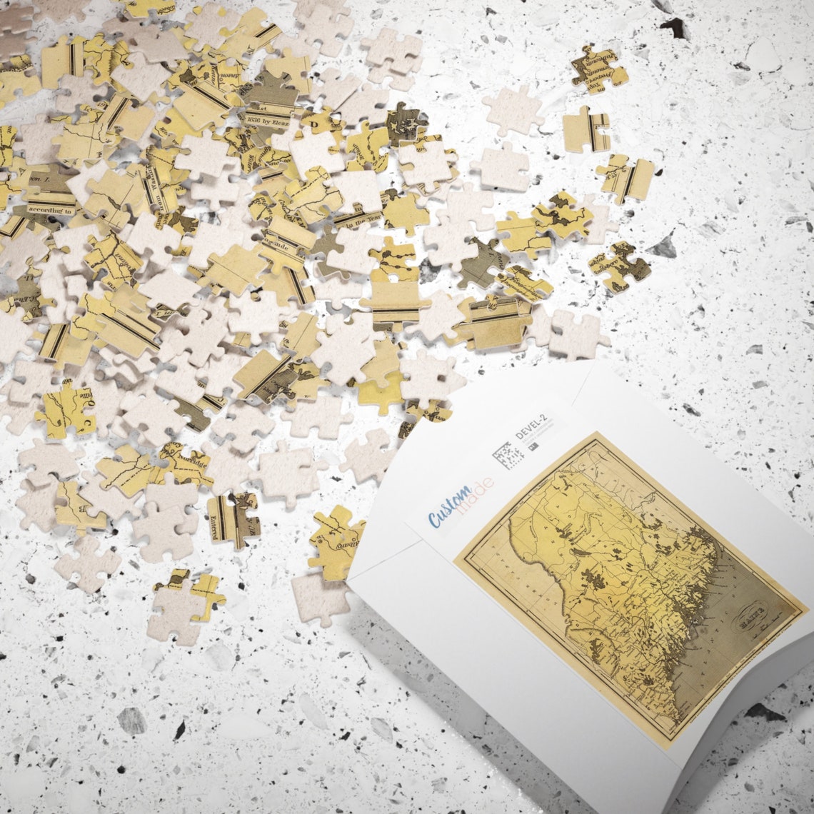 Maine Map Puzzle Maine Puzzle for Adults Maine Jigsaw Puzzle 500 Piece ...