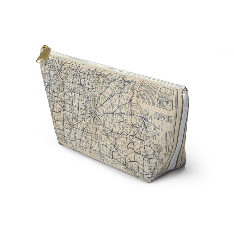 Indiana Map Pouch - Vintage Indiana Map - Indiana Gift - Indiana ...