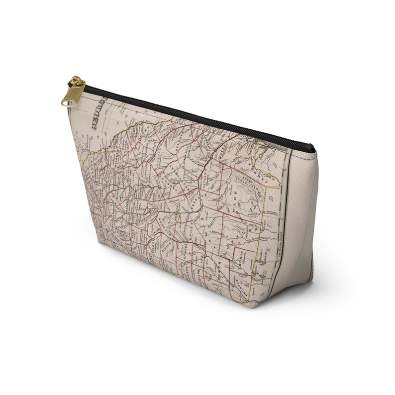 Georgia Map Pouch Vintage Georgia Map Georgia Gift Georgia Wristlet ...