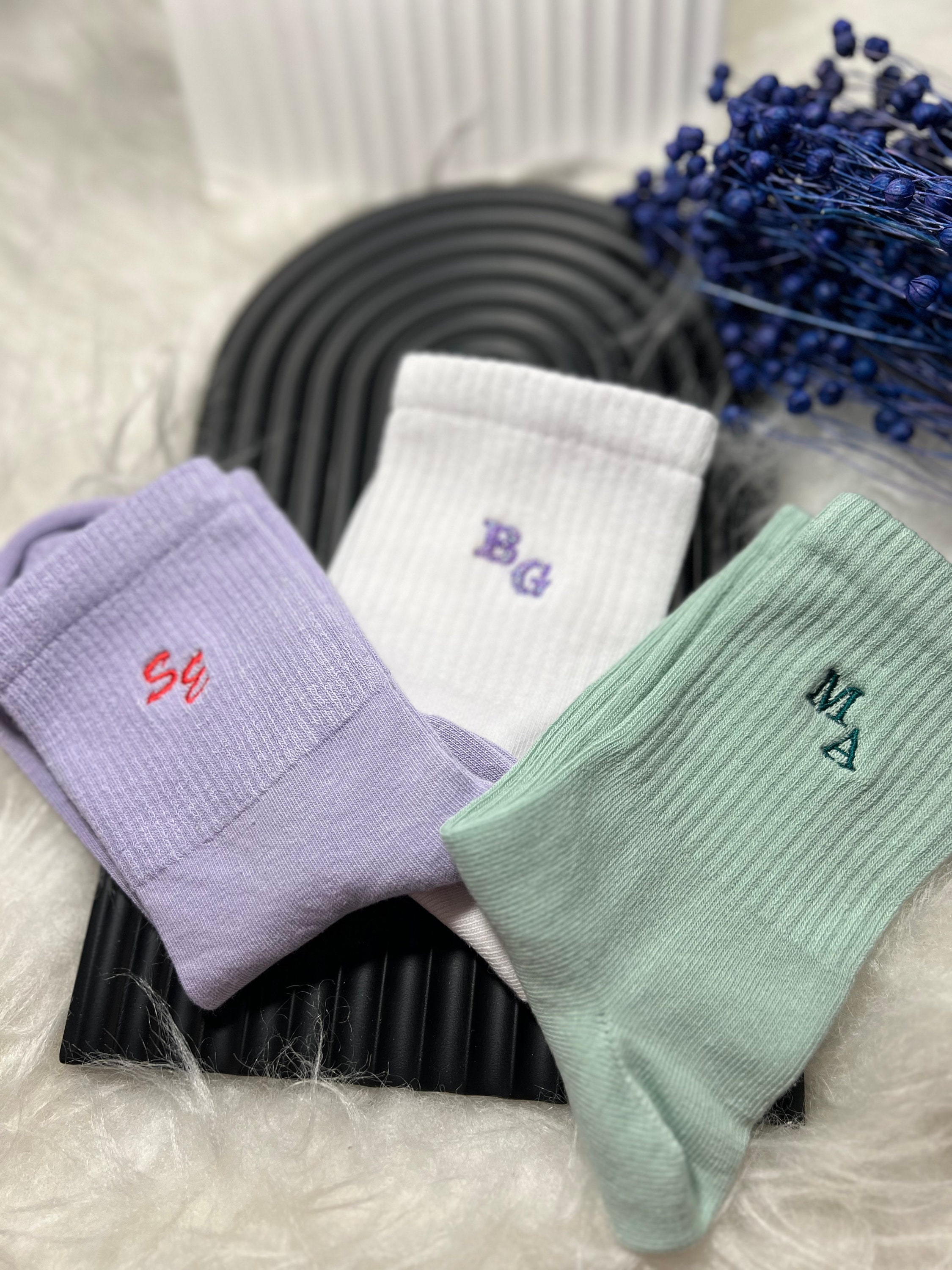 Personalized Couples Gifts,personalized Socks,custom Embroidered Socks ...