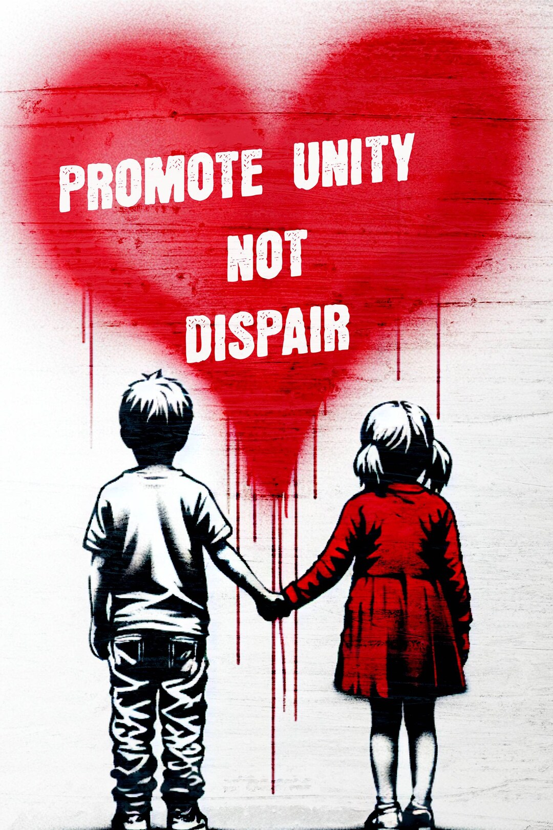 Digital Picture for Poster 24x36inches, Promote Unity Not Dispair ...