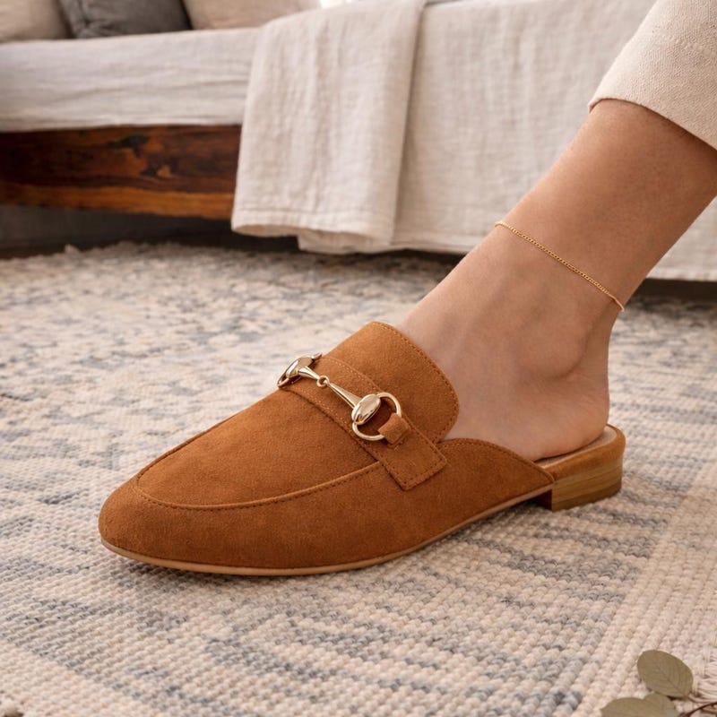 Pointed Toe Gold Flats - Etsy