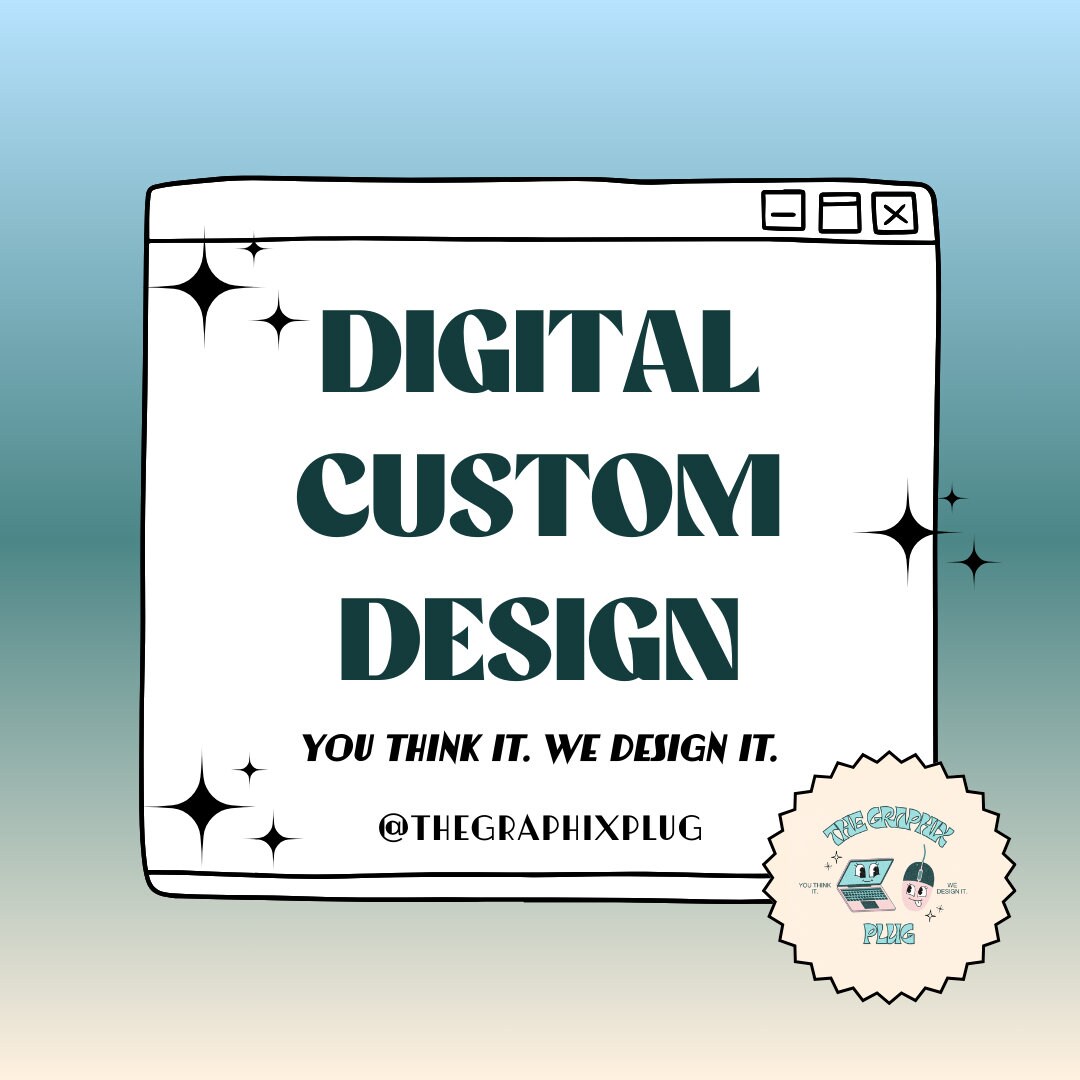 Digital Custom Graphic Design - Etsy