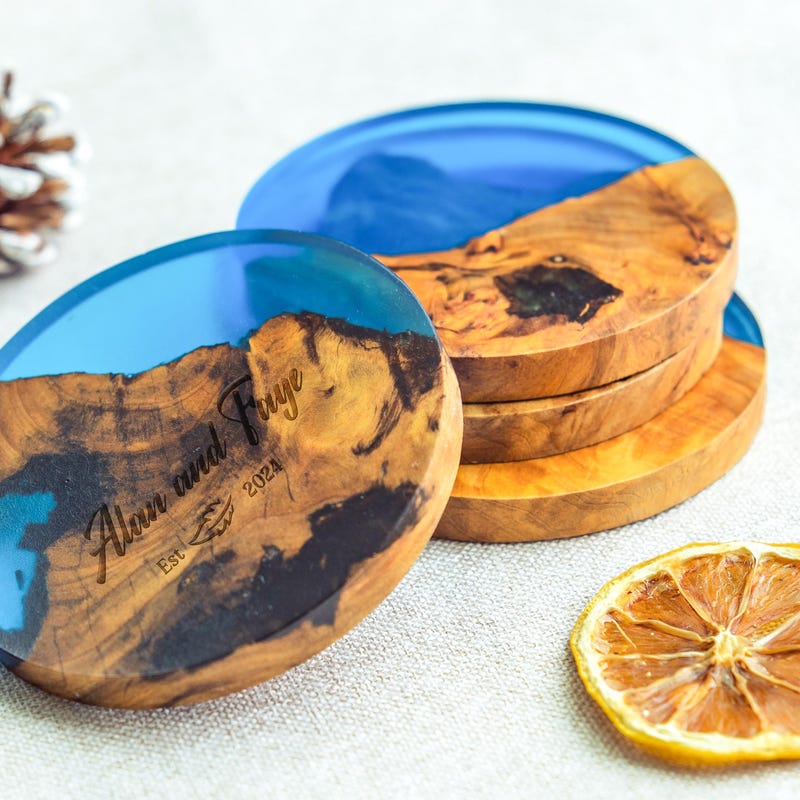 Wood Coasters Epoxy - Etsy